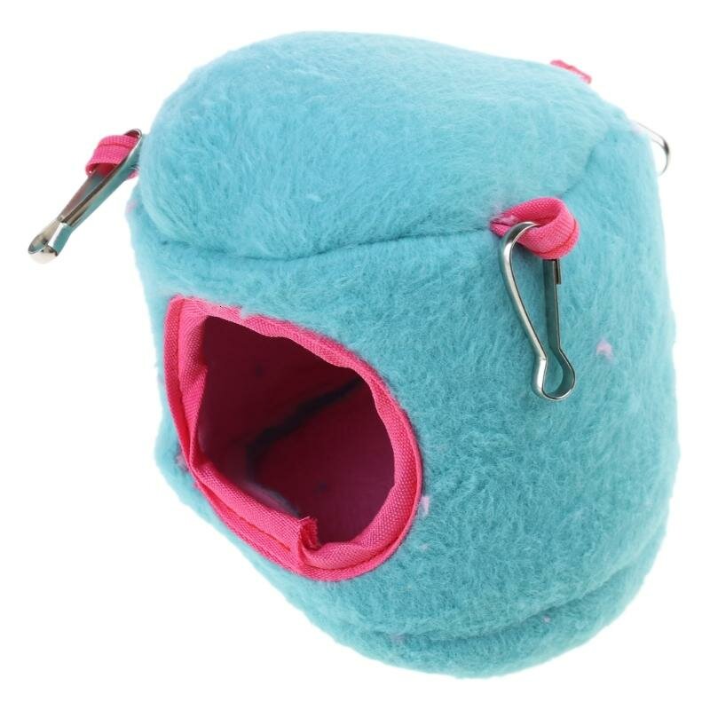 Домик для морских свинок и хомяков, голубая дыра в дереве