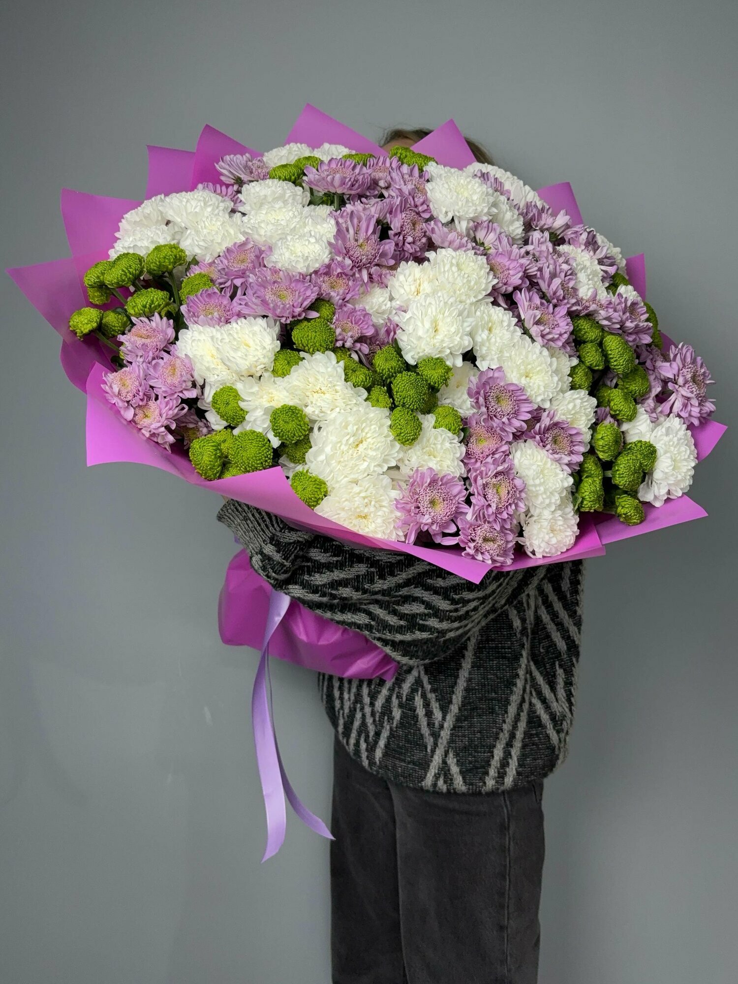 WEST FLORA Кустовая хризантема 29 шт купить изысканный подарок с доставкой