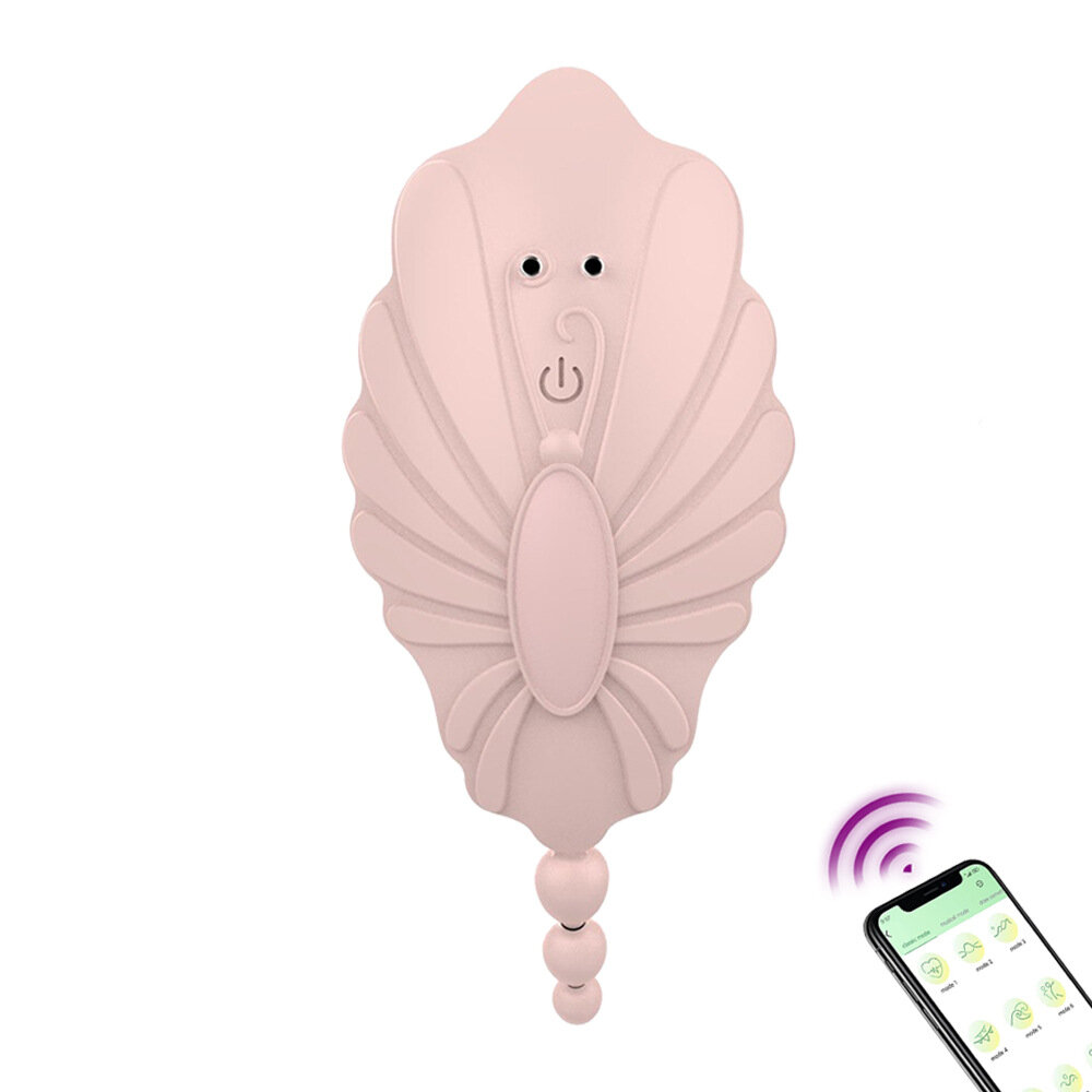 Вибратор женский в трусики, вибратор с приложением, 18+--app, чёрный