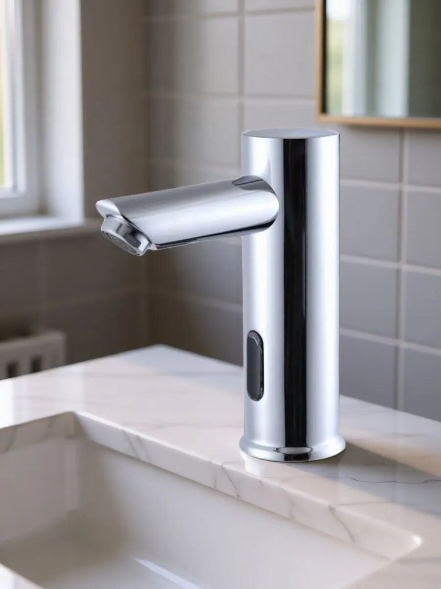 Смеситель сенсорный для раковины из нержавеющей стали Hansen HN70005 хром