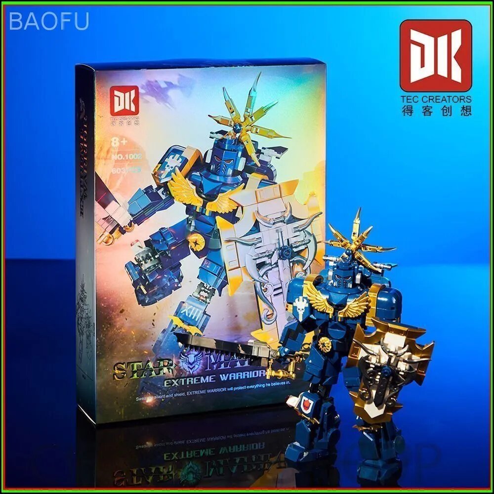 Конструктор DK TEC CREATORS STAR MA Extreme Warrior пластиковый 501-1000 деталей для сборки