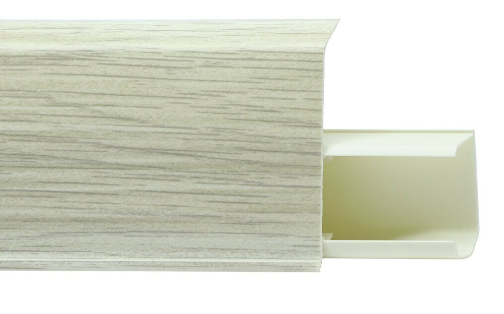 Плинтус пластиковый Winart Tera 72 мм Дуб Эден 717, 1 шт.