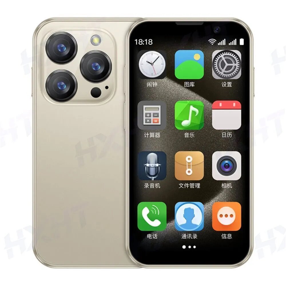 SOYES XS18 Pro Мини-смартфон: 3,0 Дюйма, Android 8.1, 2 ГБ ОЗУ + 16 ГБ ПЗУ, 3G, Две SIM, Распознавание Лиц