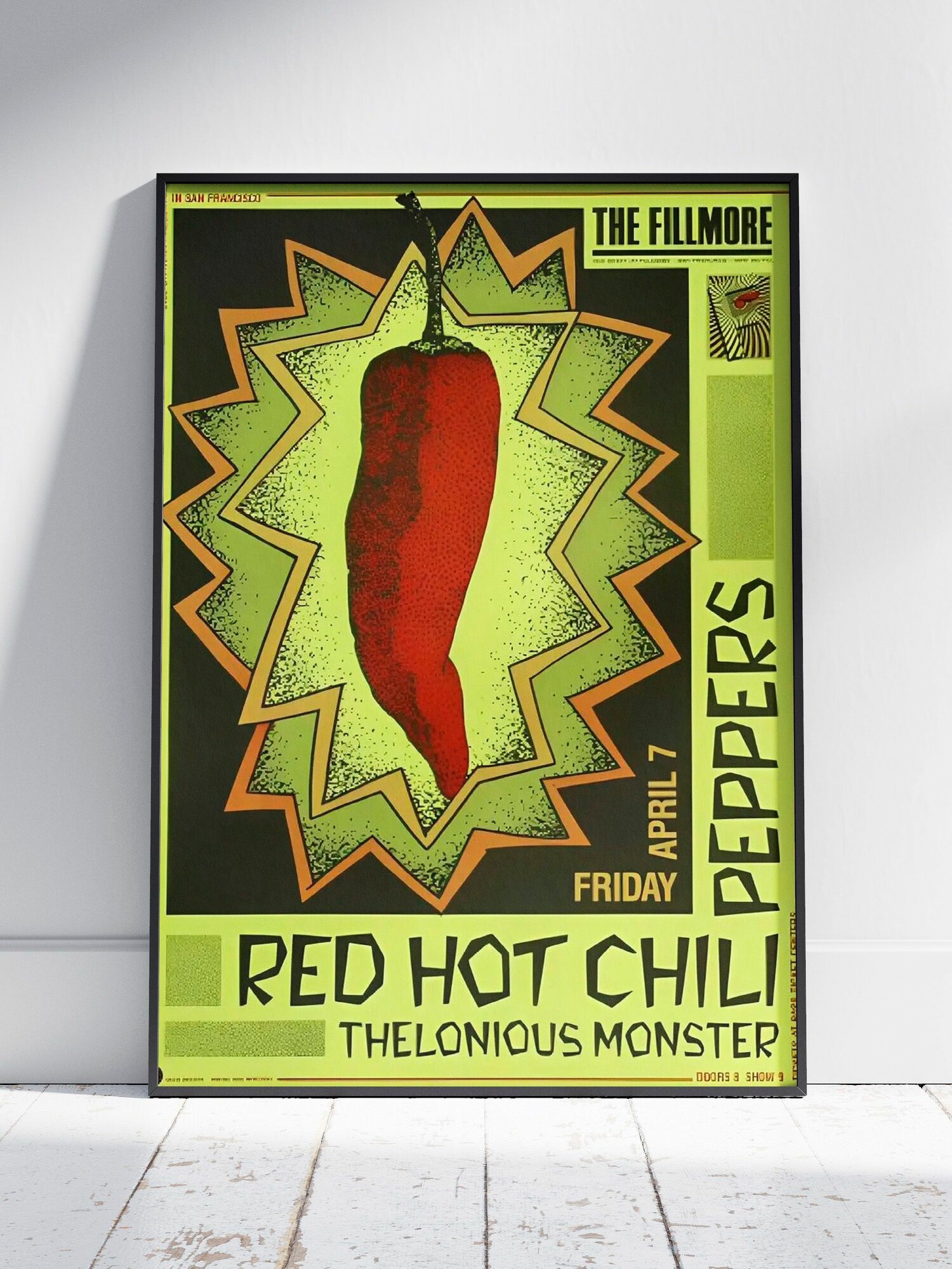 Плакат на стену для интерьера Ред Хот Чили Пепперс (Red Hot Chili Peppers - RHCP 32) - Постер по спорту и физической активности формата A4 (21x30 см)