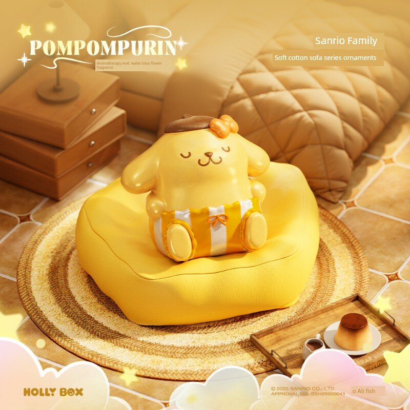 Плюшевая игрушка Пудинг Дог из серии Санрио Soft Sofa с ароматической подушкой, декор для офиса