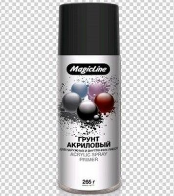 Грунт универсальный черный RAL 9004 450мл (265гр) аэрозоль акрило
