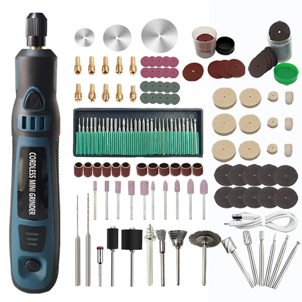 Беспроводная мини-шлифовальная машина 198PCS Set