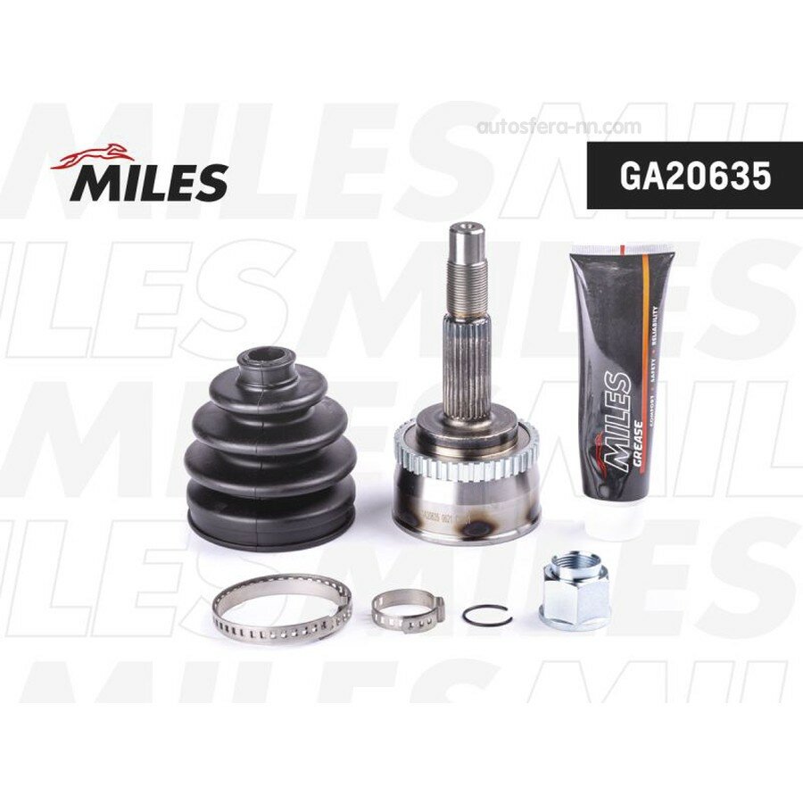 MILES GA20635 ШРУС NISSAN ALMERA N16/BLUEBIRD SYLPHY/SUNNY 1.5-2.0D 00-05 нар. +ABS