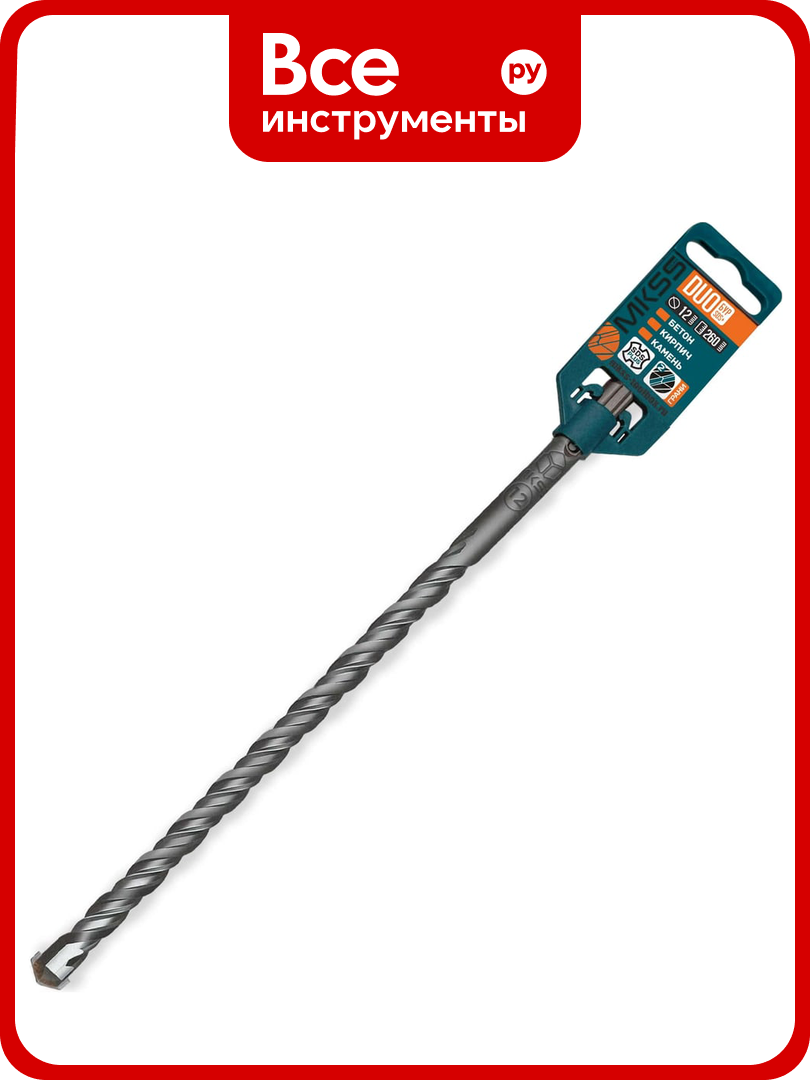 Бур по бетону Duo MKSS Toolbox DS1226 12x260мм (SDS-plus) MKSS DS12260