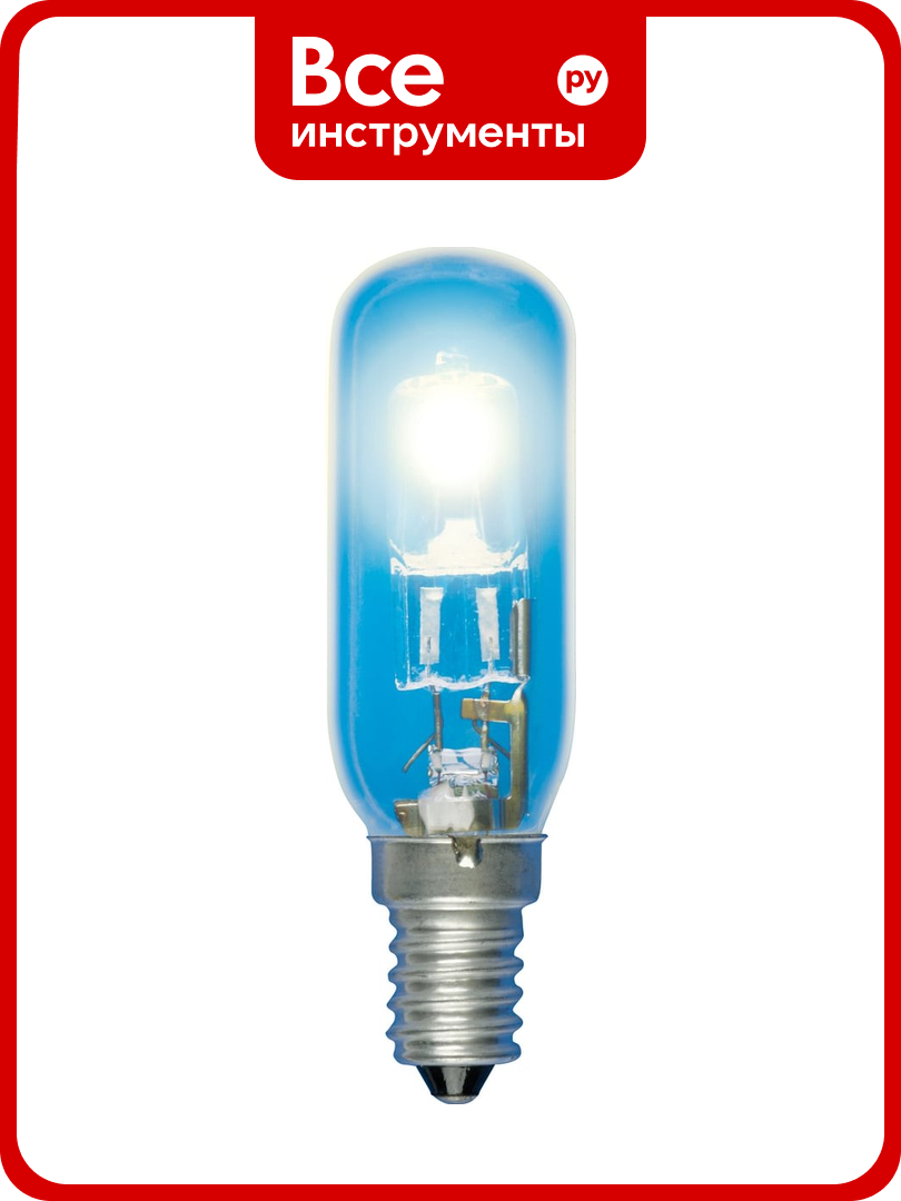 Галогенная лампа Uniel CL E14 F25 special HCL-28, тёплый белый свет, цилиндрический корпус, специальное применение