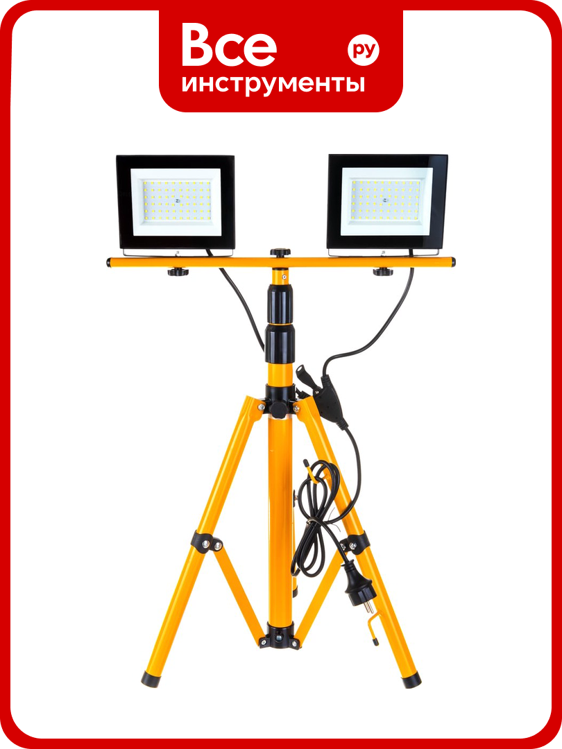 Прожектора на штативе Gigant 100W, 2*50W 6400К 220V GTMS-100