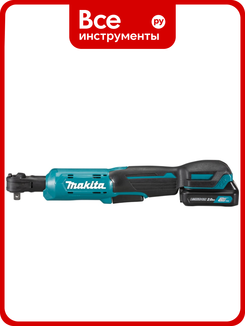 Угловой гайковерт Makita CXT 12 В WR100DZ, м13, с крепежом, с трещоткой