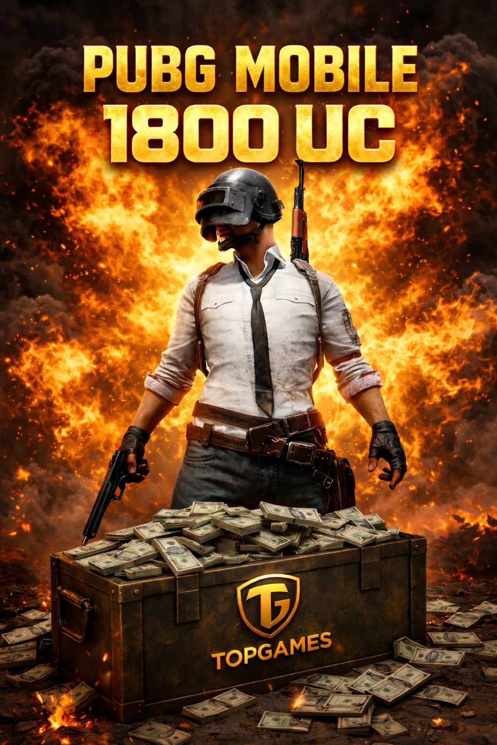 Игровая валюта PUBG MOBILE 1800 UC / GLOBAL / Все страны / цифровой ключ