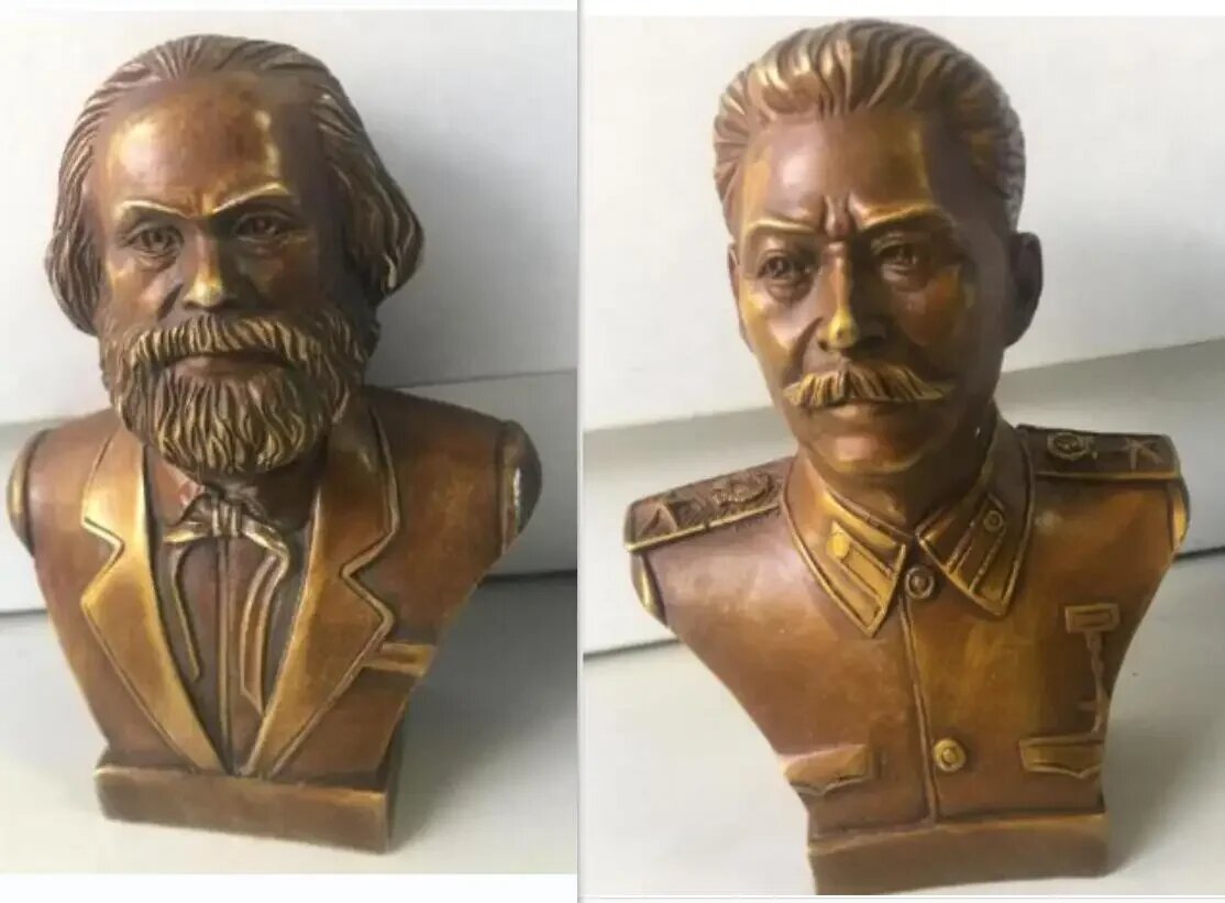 Бюст Сталина бронзовый, цвет Stalin