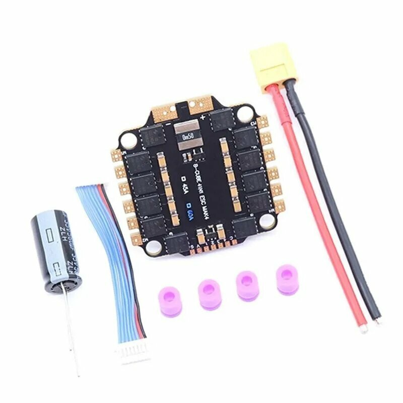 M1Плата ESC 4INI 60A С Поддержкой Бесщеточного Двигателя 3-6S