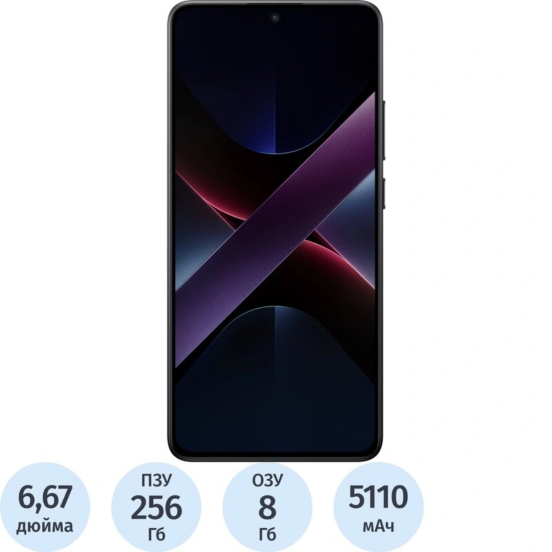 Смартфон POCO X7 Pro 5G RU 8+256 Black