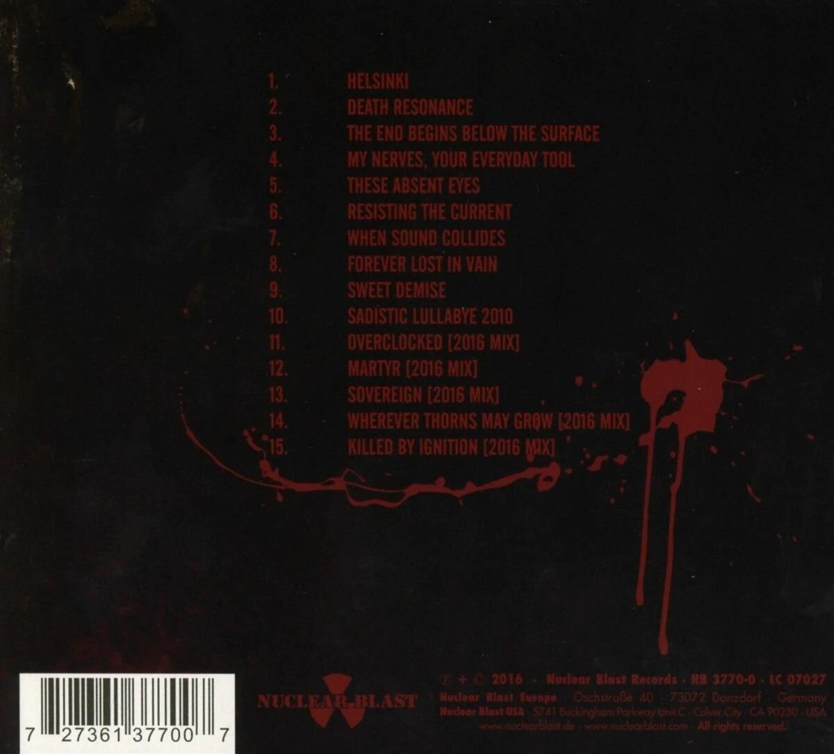 CD диск Soilwork - Death Resonance (CD) 2016, Digipack — фото 1