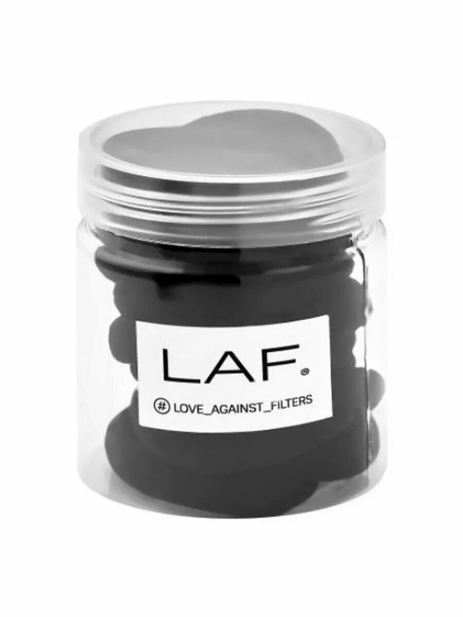 Резинки LAF в банке мягкие черные 20 шт