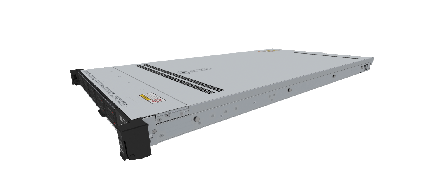 Новейший двухпроцессорный стоечный сервер формата 1U FusionServer 1288H V7