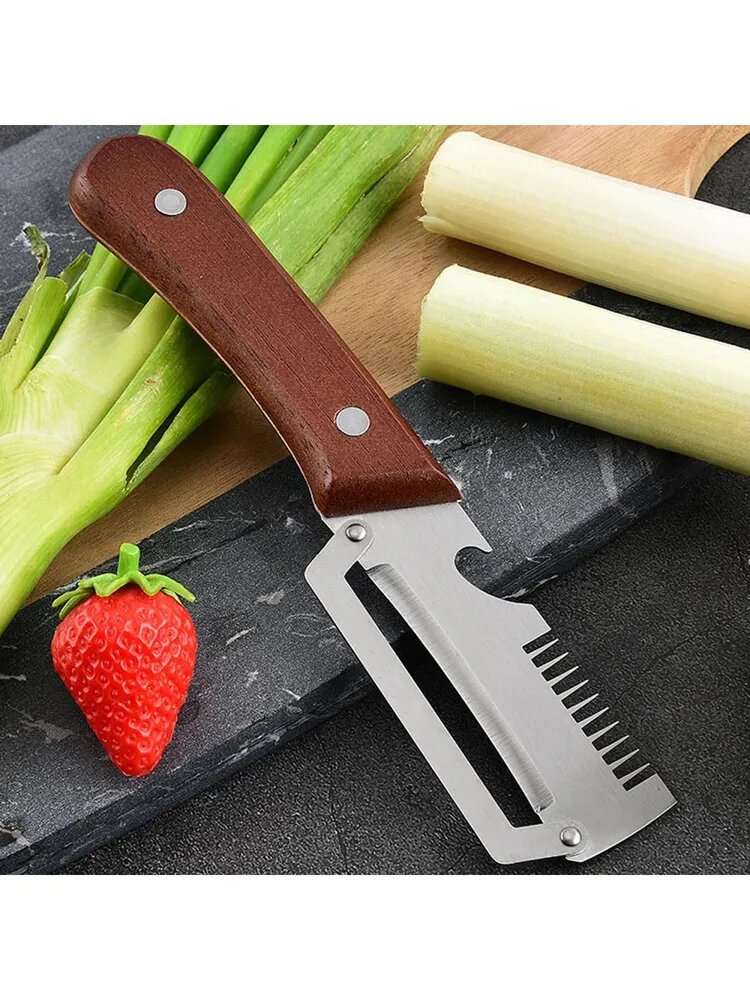 Многофункциональная кухонная овощечистка/открывашка для бутылок, 19 x 3,8 см, 1 шт.
