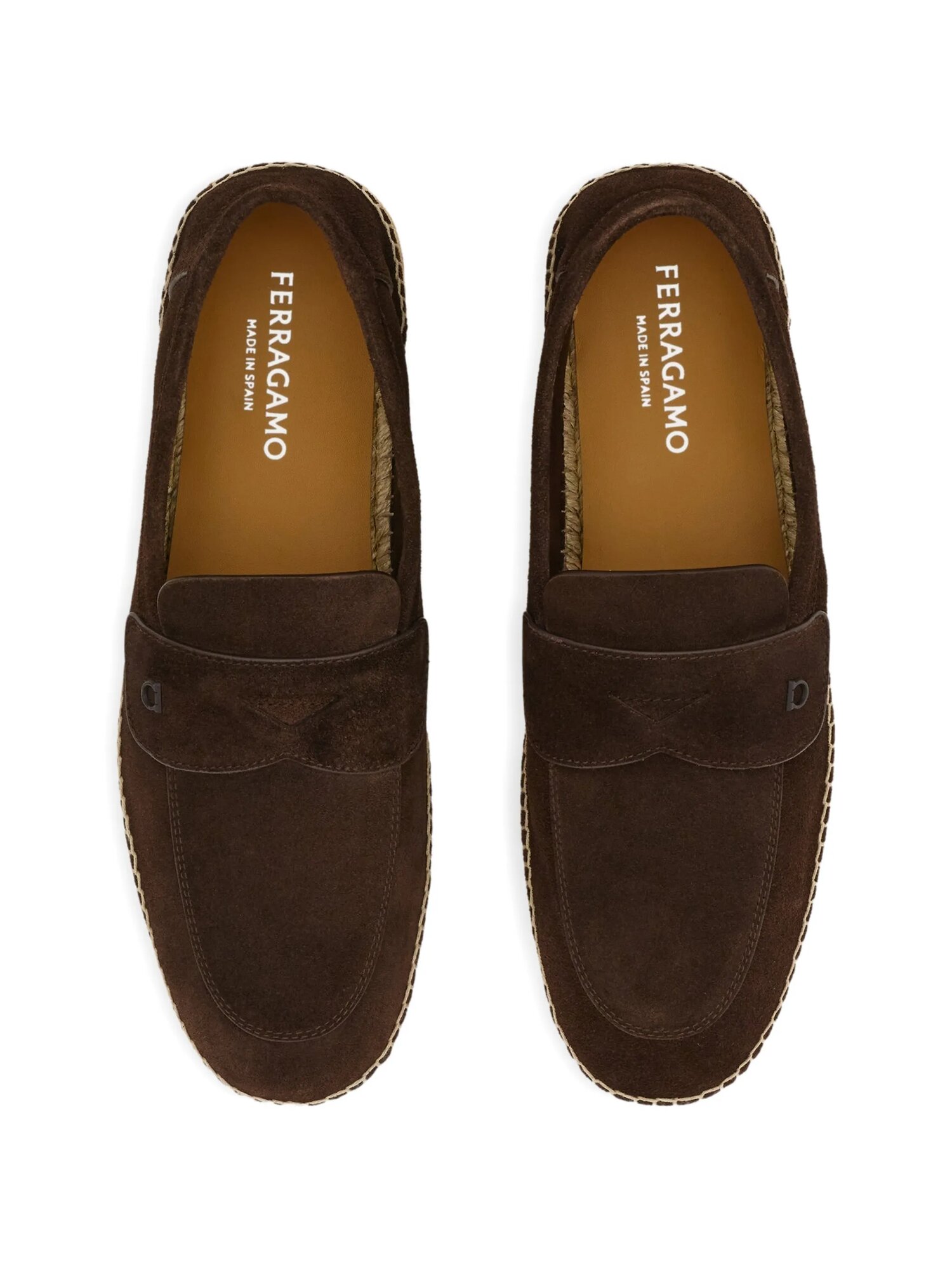 Эспадрильи Salvatore Ferragamo Espadrilles loafers, размер 40, brown — фото 1