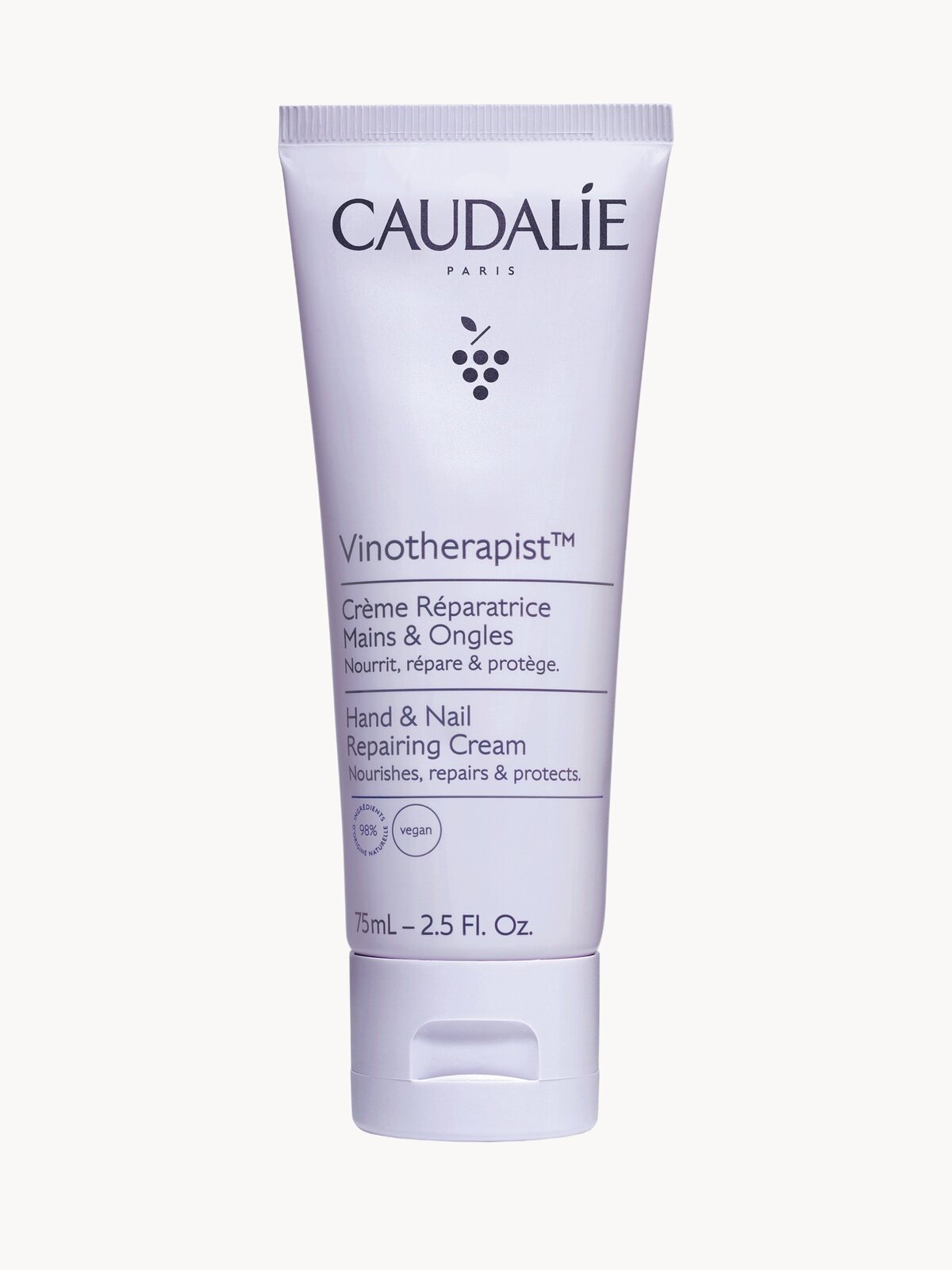 CAUDALIE Vinotherapist Изысканный крем для рук и ногтей, 75 мл