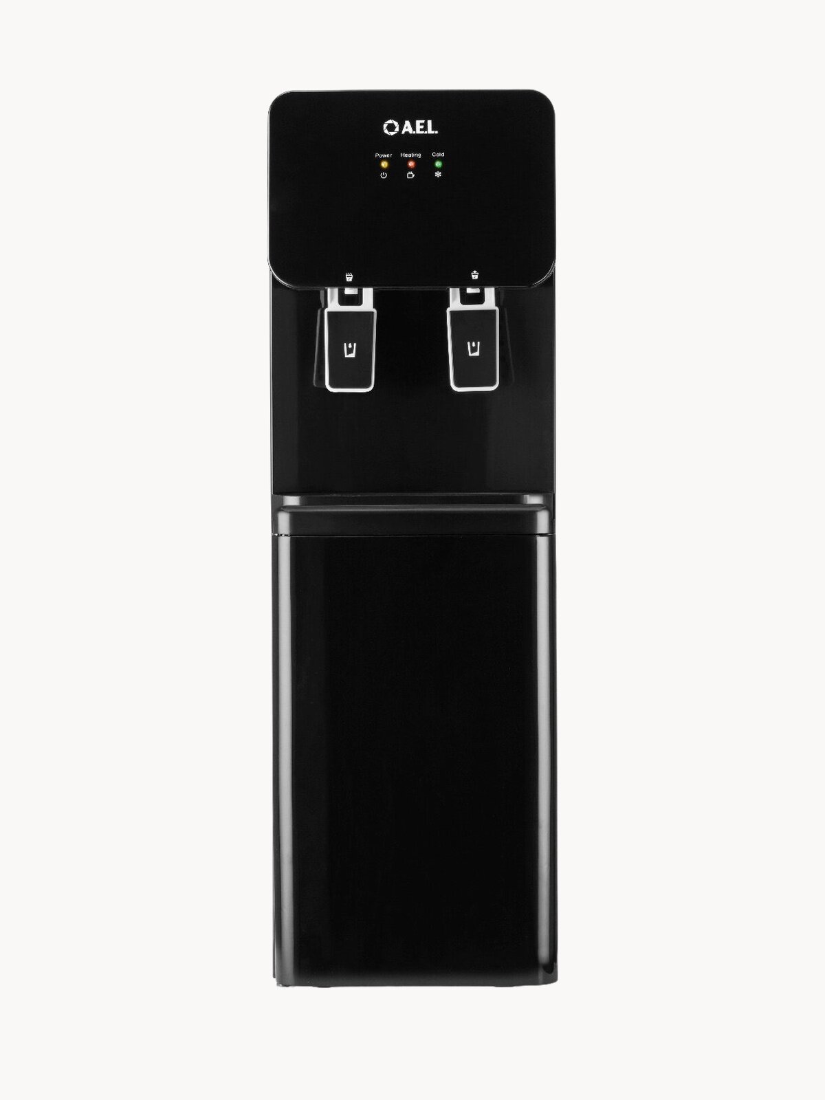 A.E.L. LD-85c full black Гарантия 12мес. Кулер с нагревом и электронным охлаждением, шкафчик.