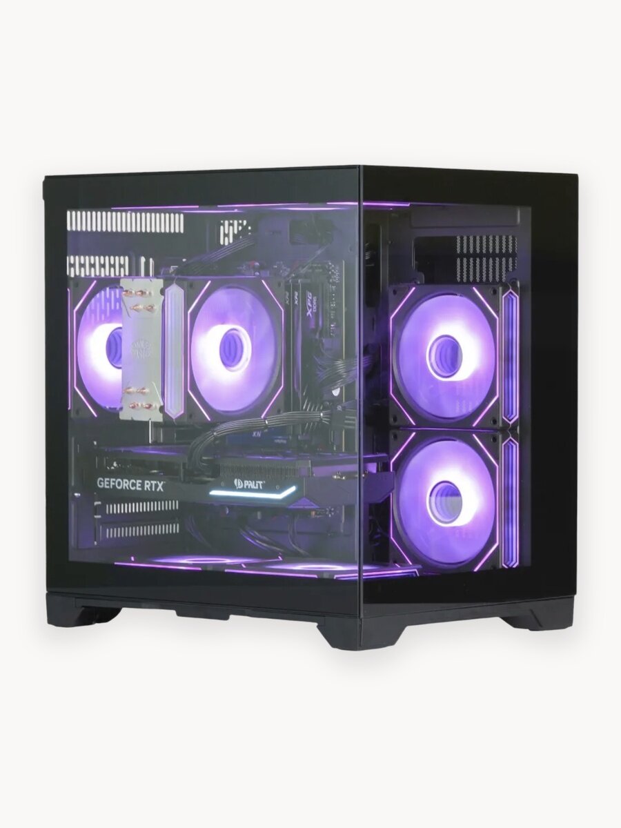 Мощный игровой компьютер (системный блок) Intel Core i7 (2690v3) 12ядер /GeForce RTX4060Ti / 32GB/ SSD m.2 1000 GB/750W/Win 10 PRO