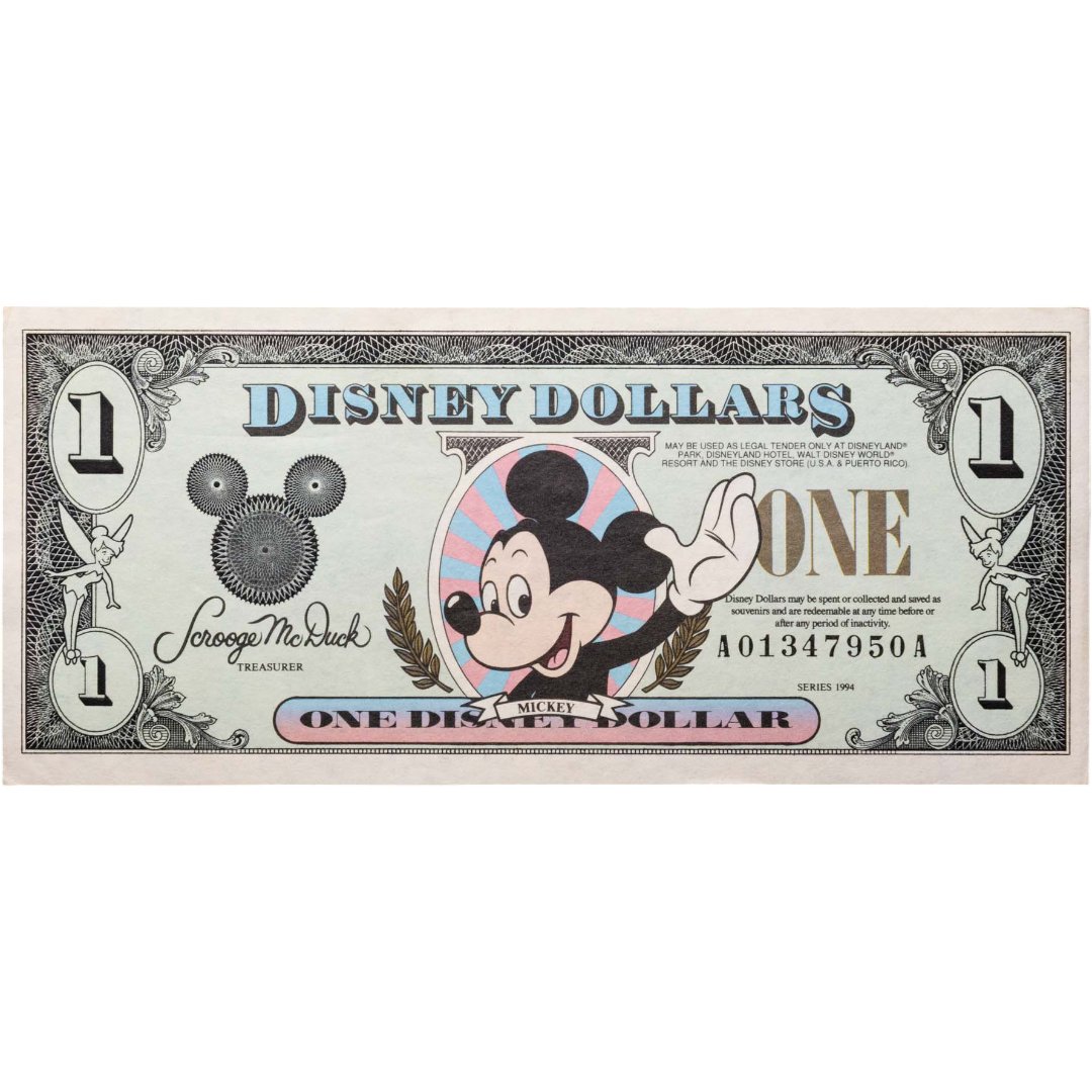 США 1 Дисней доллар 1994 Серия АA