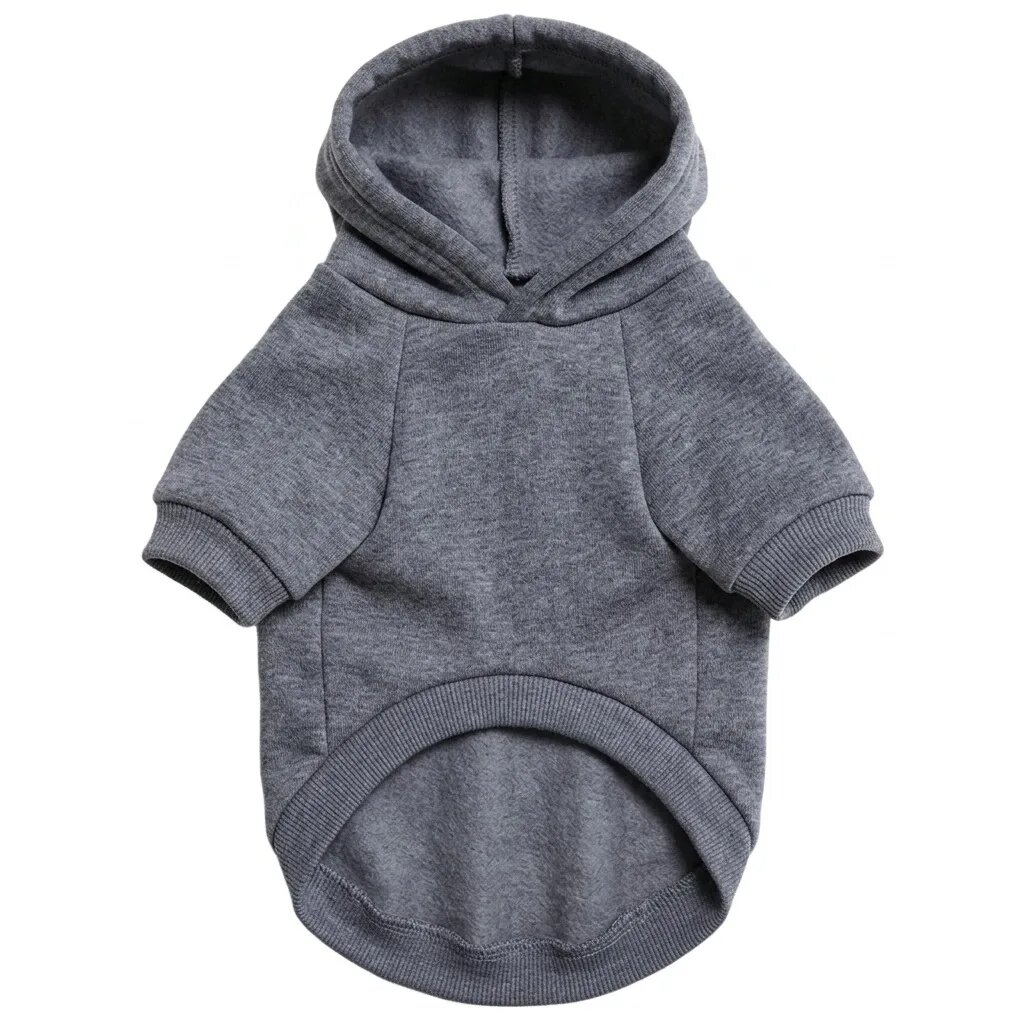 Полиэстеровые толстовки для собак осень-зима Серый, 7XL(22.5-27.5KG), Grey