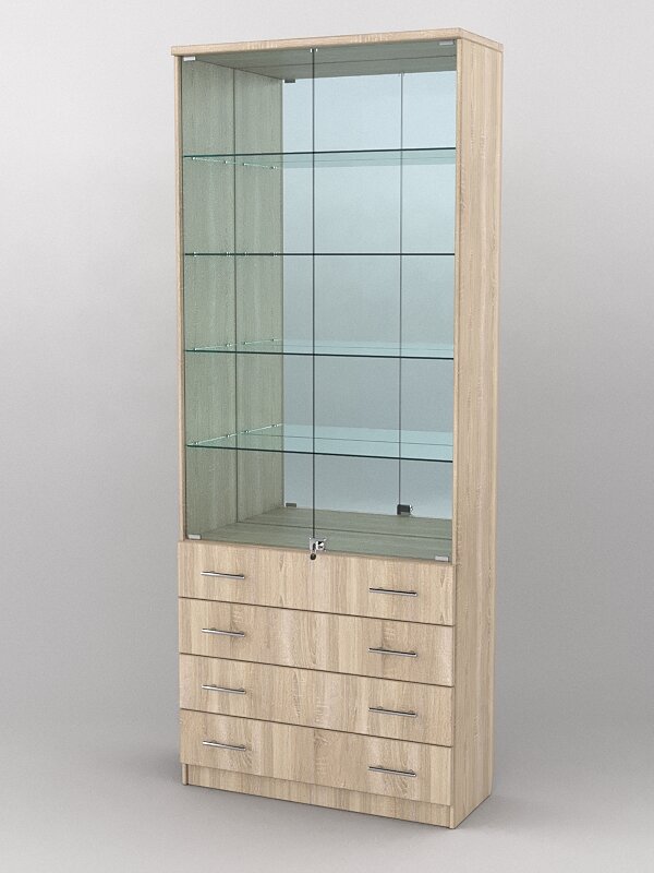 Сервант для посуды №2, Дуб Сонома. Производитель товара - компания Westcom.