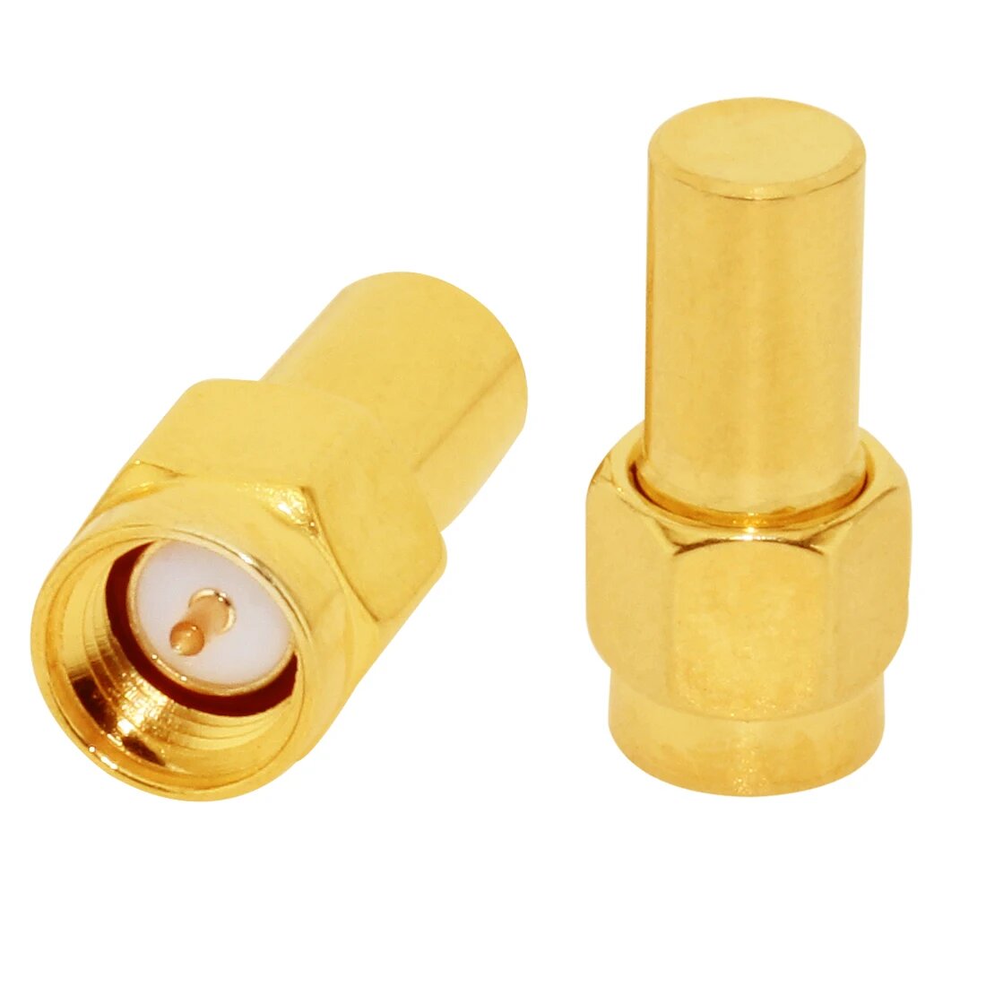 1 шт. SMA штекер нагрузка 50 Ом RF коаксиальный адаптер конвертер прямой позолоченный новый
