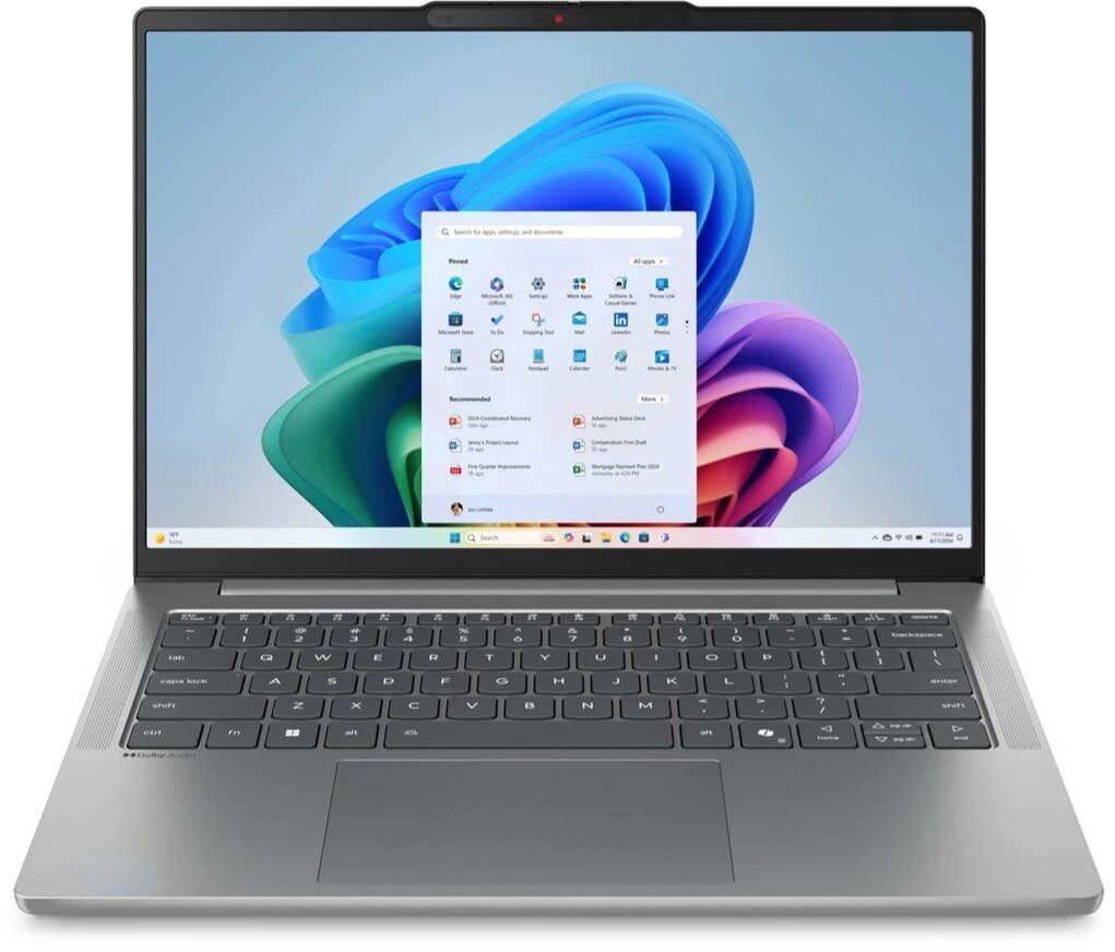 Ноутбук Lenovo IdeaPad Slim 5 14ARP10 14" OLED, Ryzen 7 7735HS, 32Гб DDR5, 1Тб SSD, AMD Radeon, DOS, серый (83HT000FRK)