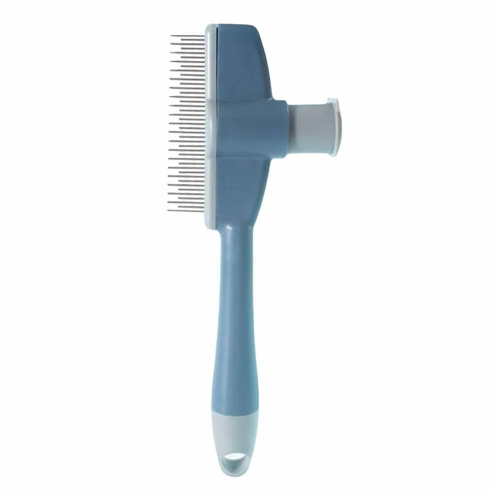 Расческа для кошек и собак с кнопкой самоочистки, Дешеддер-пуходерка для животных, для вычесывания шерсти, Paws&Tails