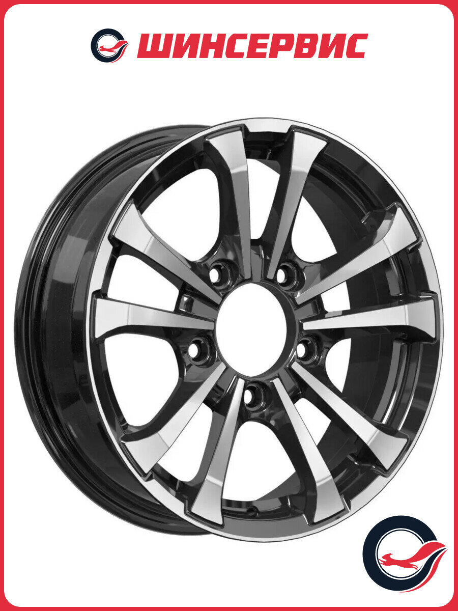 Литой колесный диск Скад Тундра R16x6.5J 5x139.7 ET40 ЦО98.6 для автомобиля