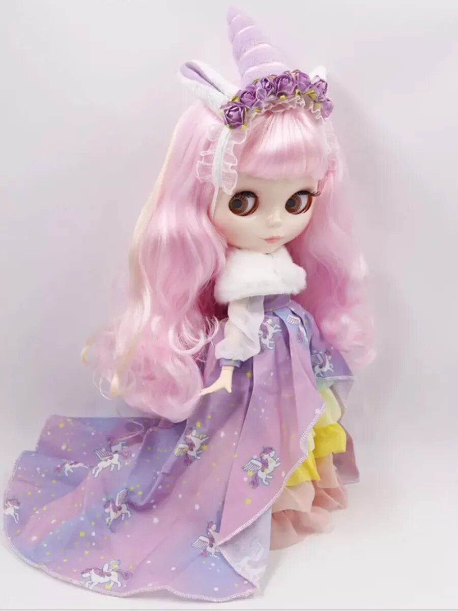 Блайз кукла, Blythe K754 Единорожка
