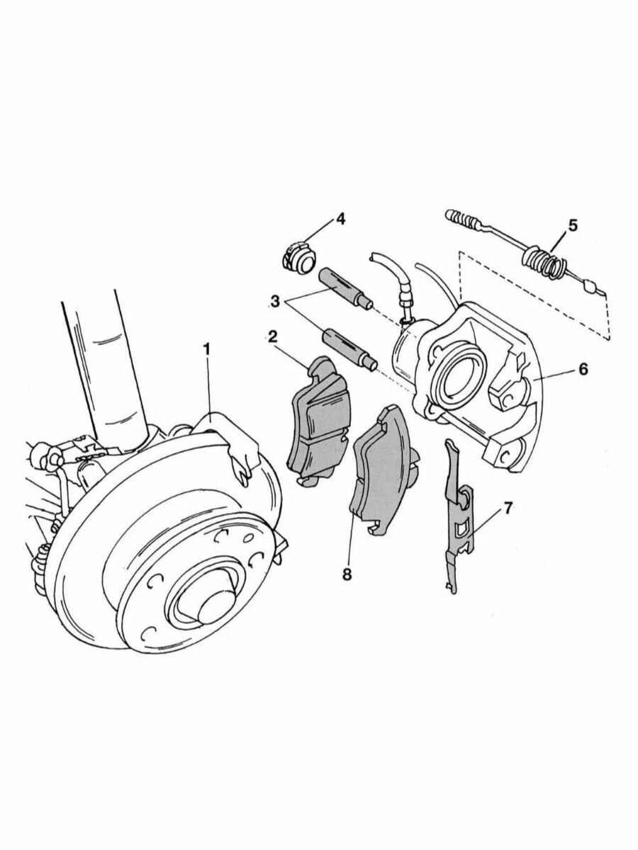 Колодки передние Ленд Ровер Фрилендер, Land Rover Freelander 1.8i 2.5i 2.0TD4 00>