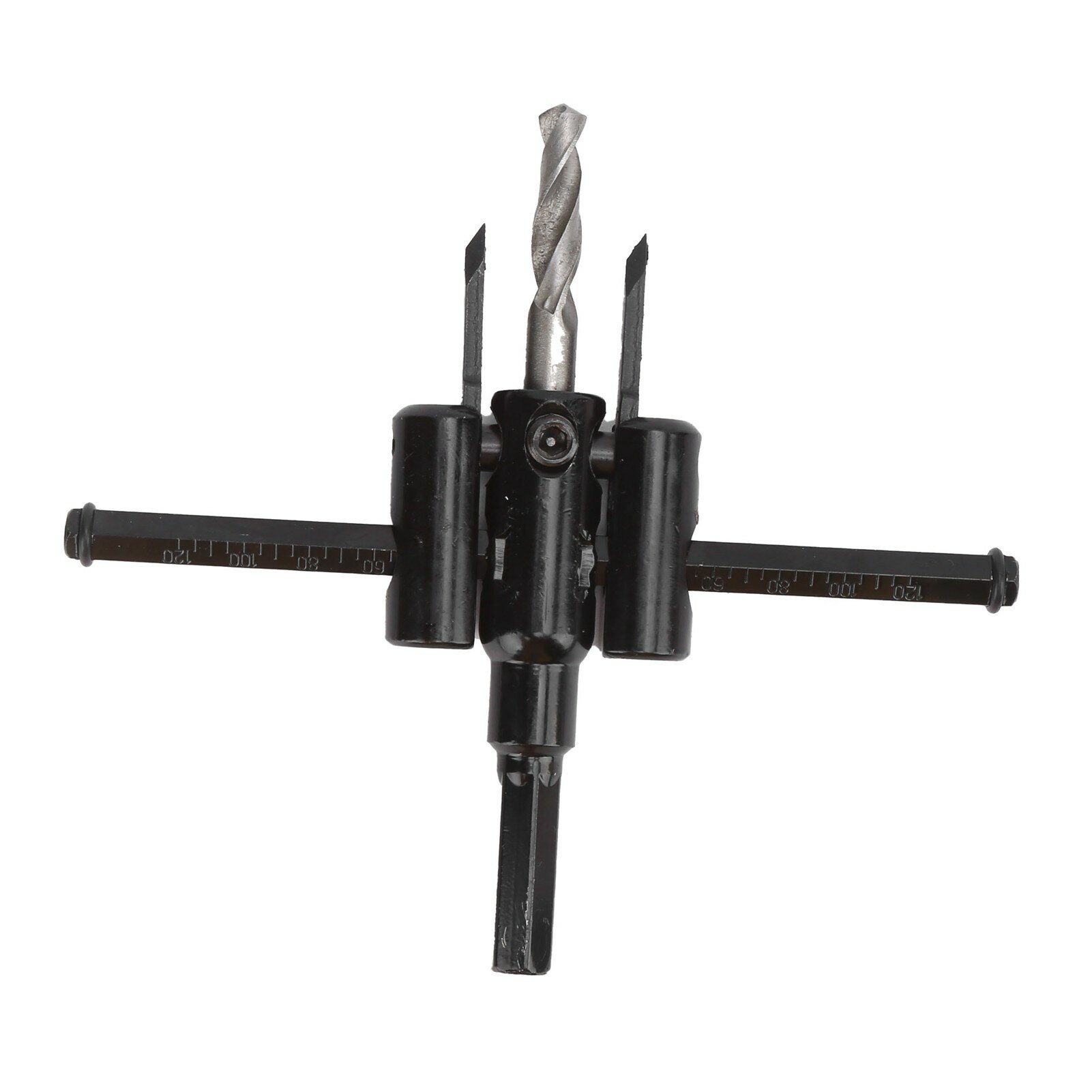 Регулируемый стальной сверлильный инструмент для открывания отверстий типа 45 со шкалой 30–200 мм
