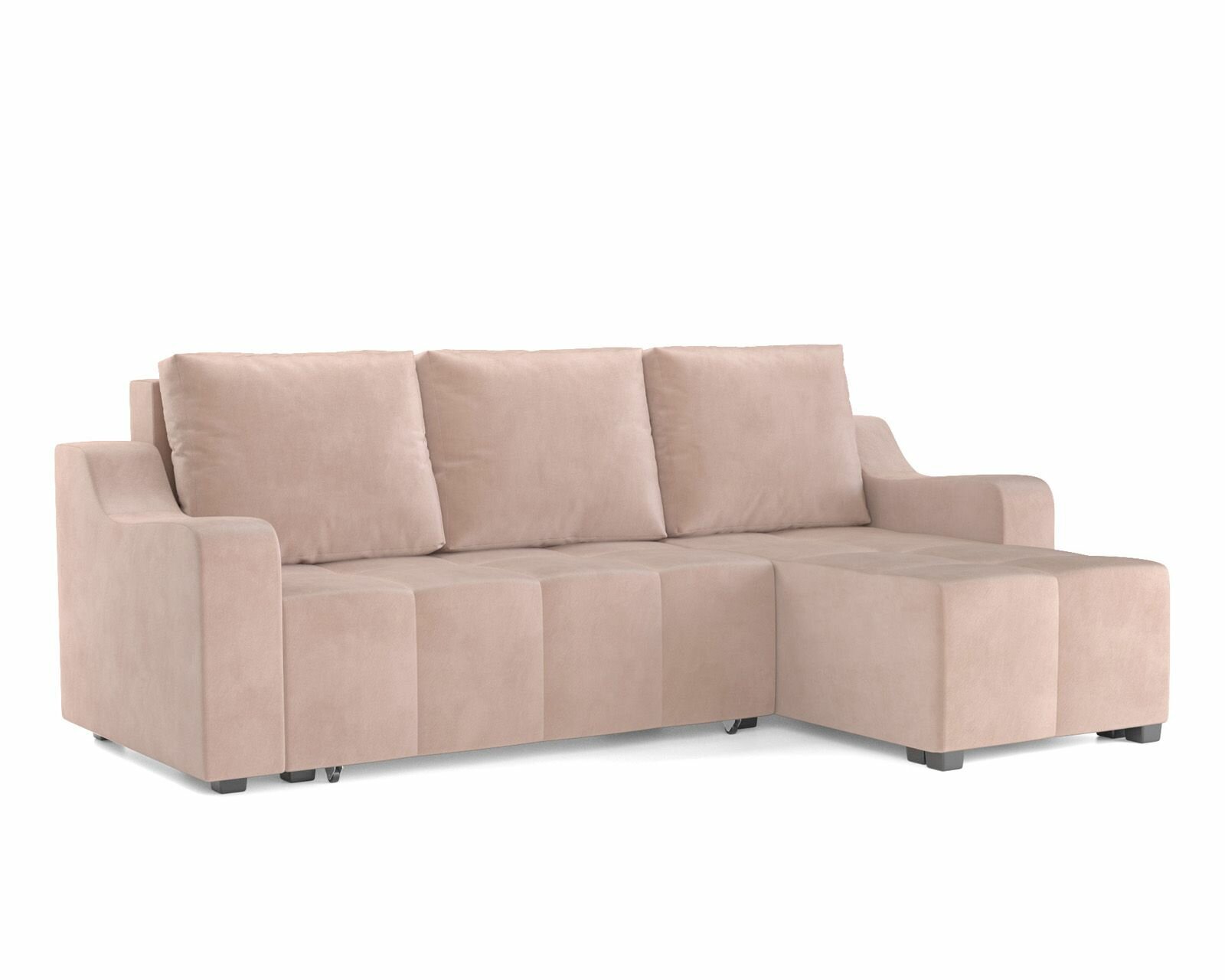 Диван угловой Mebel-ars Берн Кордрой бежевый Размеры: Высота 900мм Глубина 1620мм Ширина 2450мм