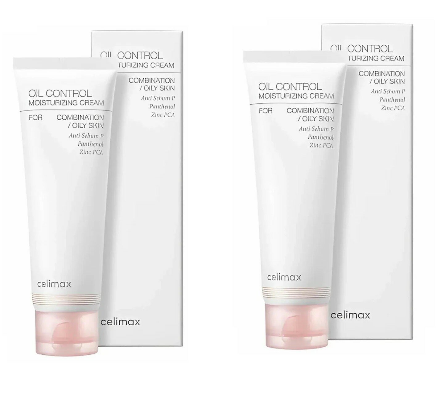 Крем Celimax для лица Oil Control Moisturizing Cream (NEW), для жирной кожи, 80 мл, 2шт
