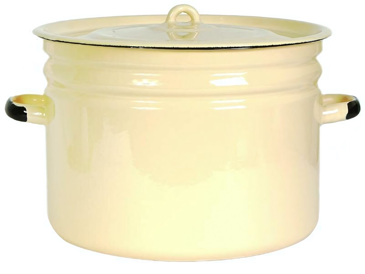 Бак 18л эмалированный, прочный и надежный, цвет в ассортименте