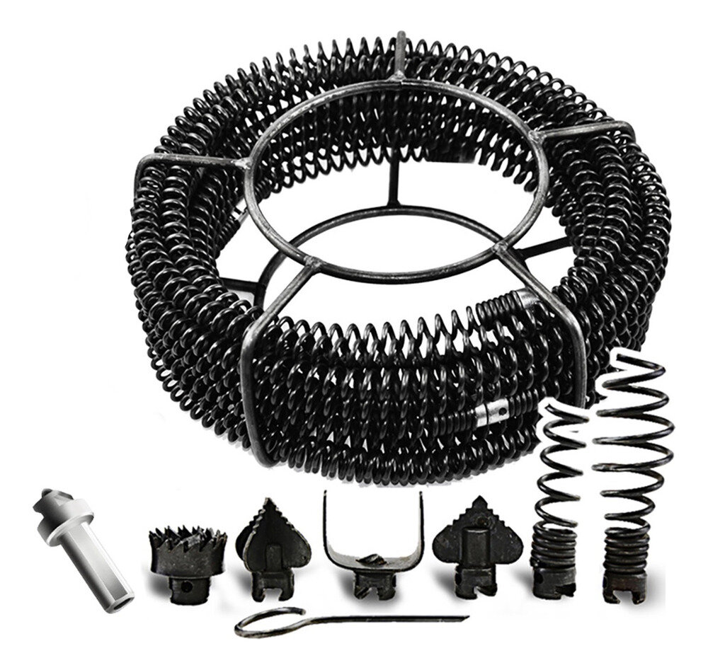 Драга для дренажных труб, марганцевая сталь, длина выемки грунта 12м