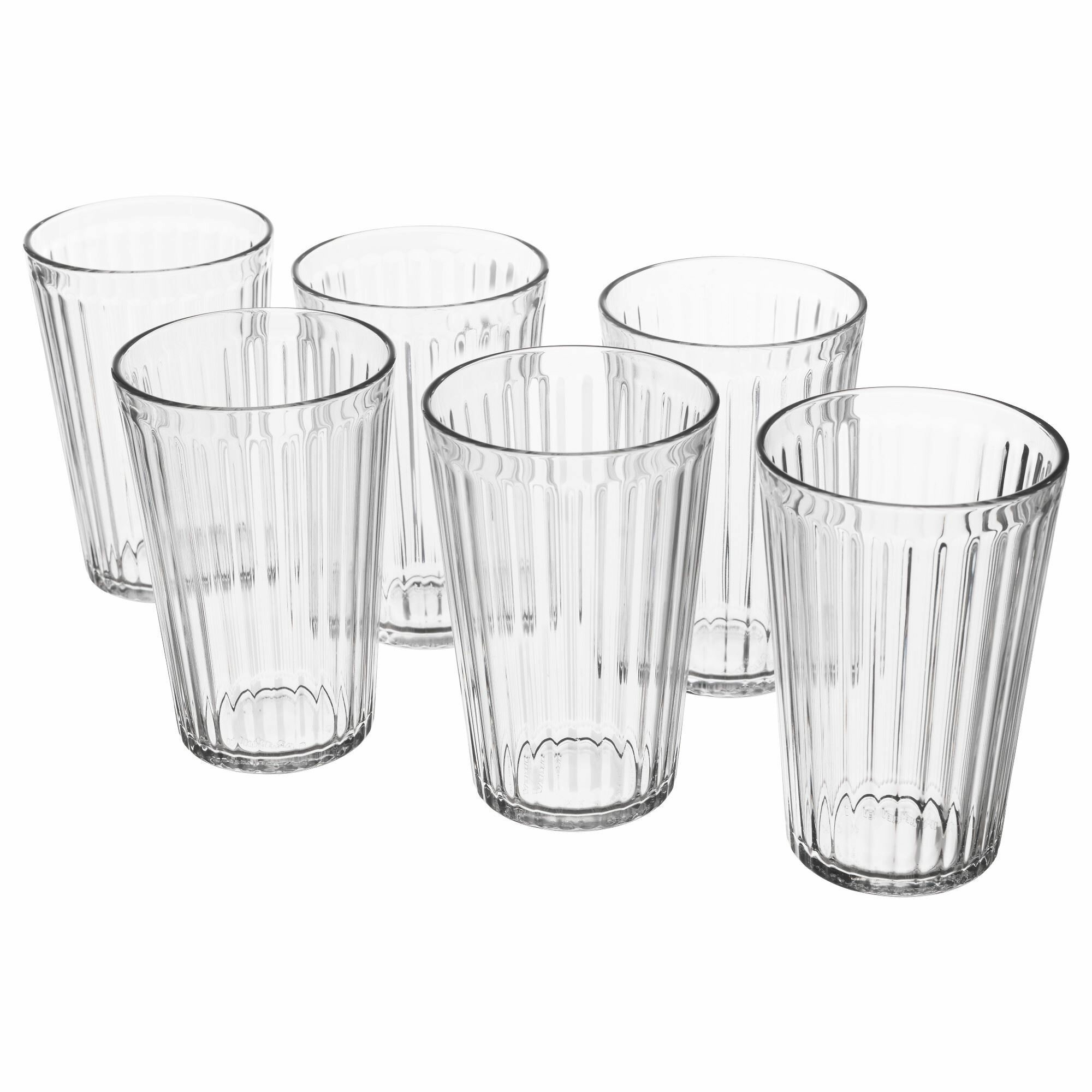 IKEA VARDAGEN - набор стаканов, стекло