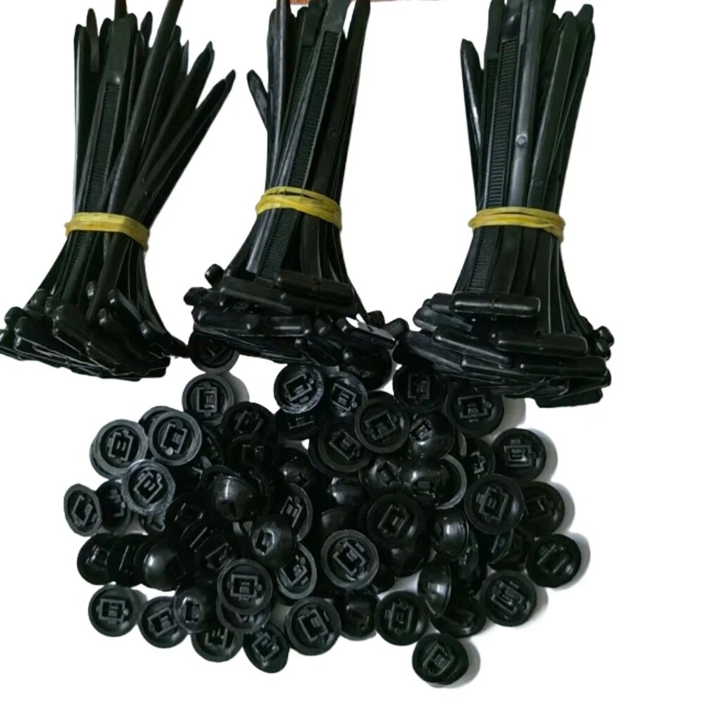 Нейлоновые самоблокирующиеся кабельные стяжки 50Pcs