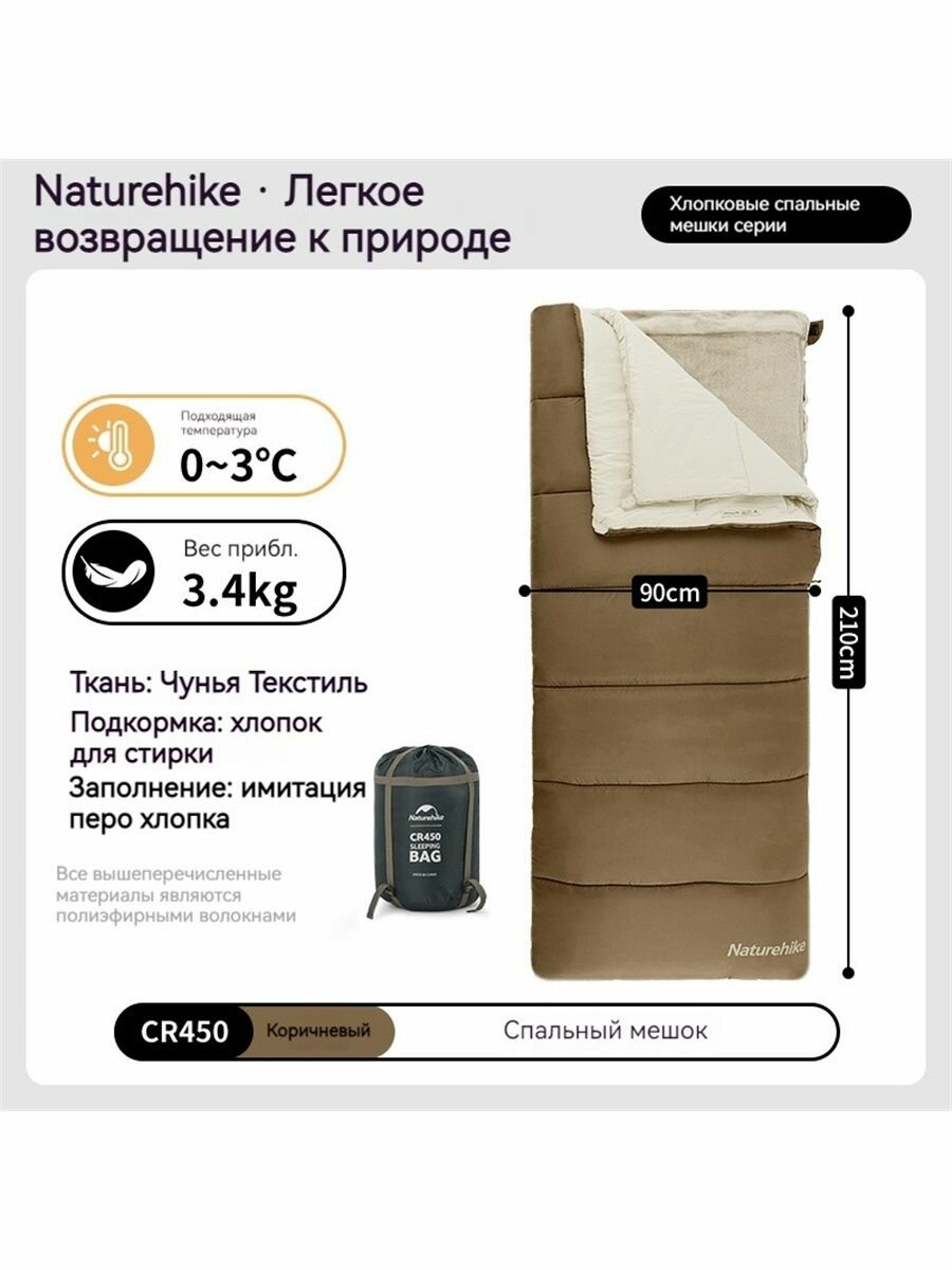 Naturehike Многослойный спальный мешок CNH22SD011