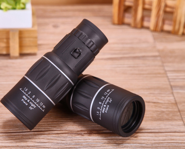 Портативный монокуляр 16x52 с HD-подзорной трубой и универсальным адаптером для мобильного телефона для наблюдения за птицами и дикой природой.