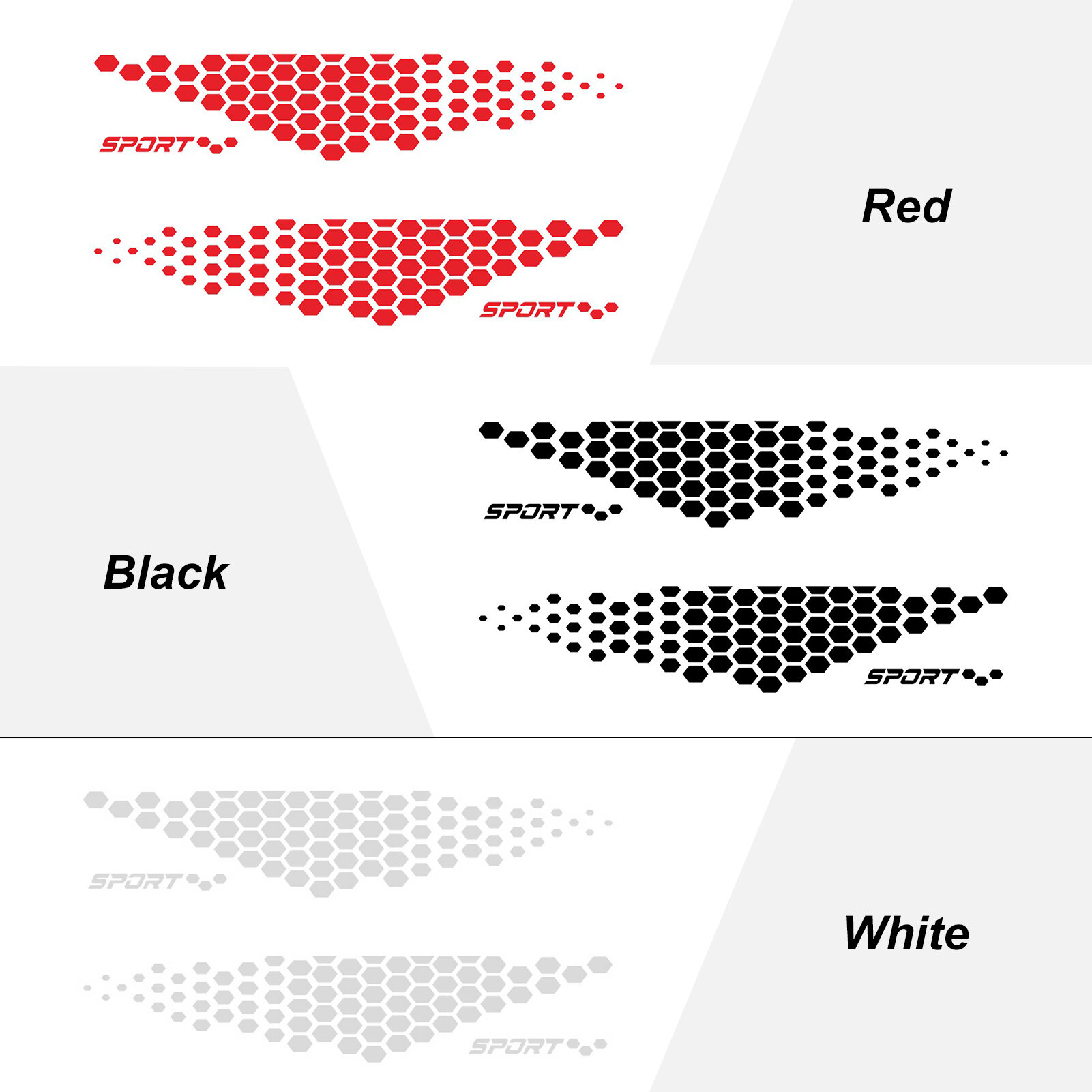 Дублирующий комплект автомобильных наклеек (2 шт.)защита ЛКП и тюнинг экстерьера