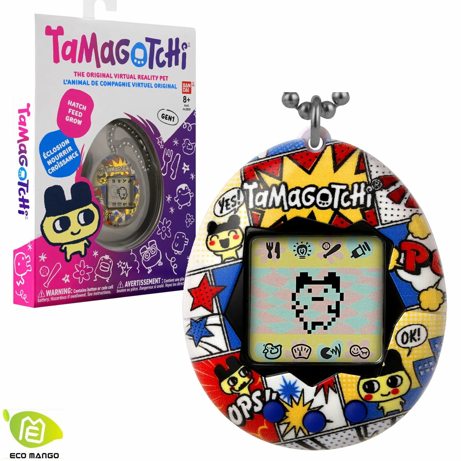 Bandai Tamagotchi nano x Гарри Поттер - Магические существа, красный