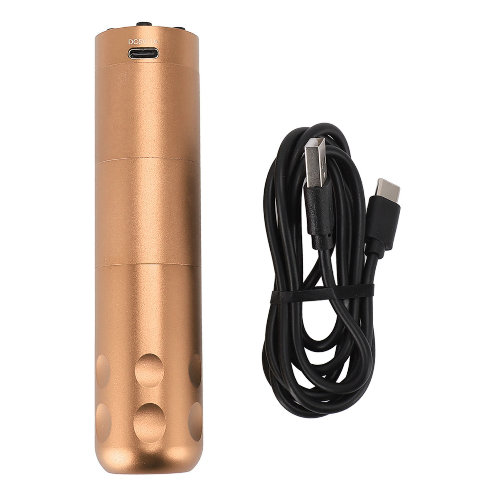 Беспроводная тату-машинка, ручка, емкость 1300 мАч, лайнер, шейдер, вращающаяся ручка для татуировки со светодиодным экраном, золото