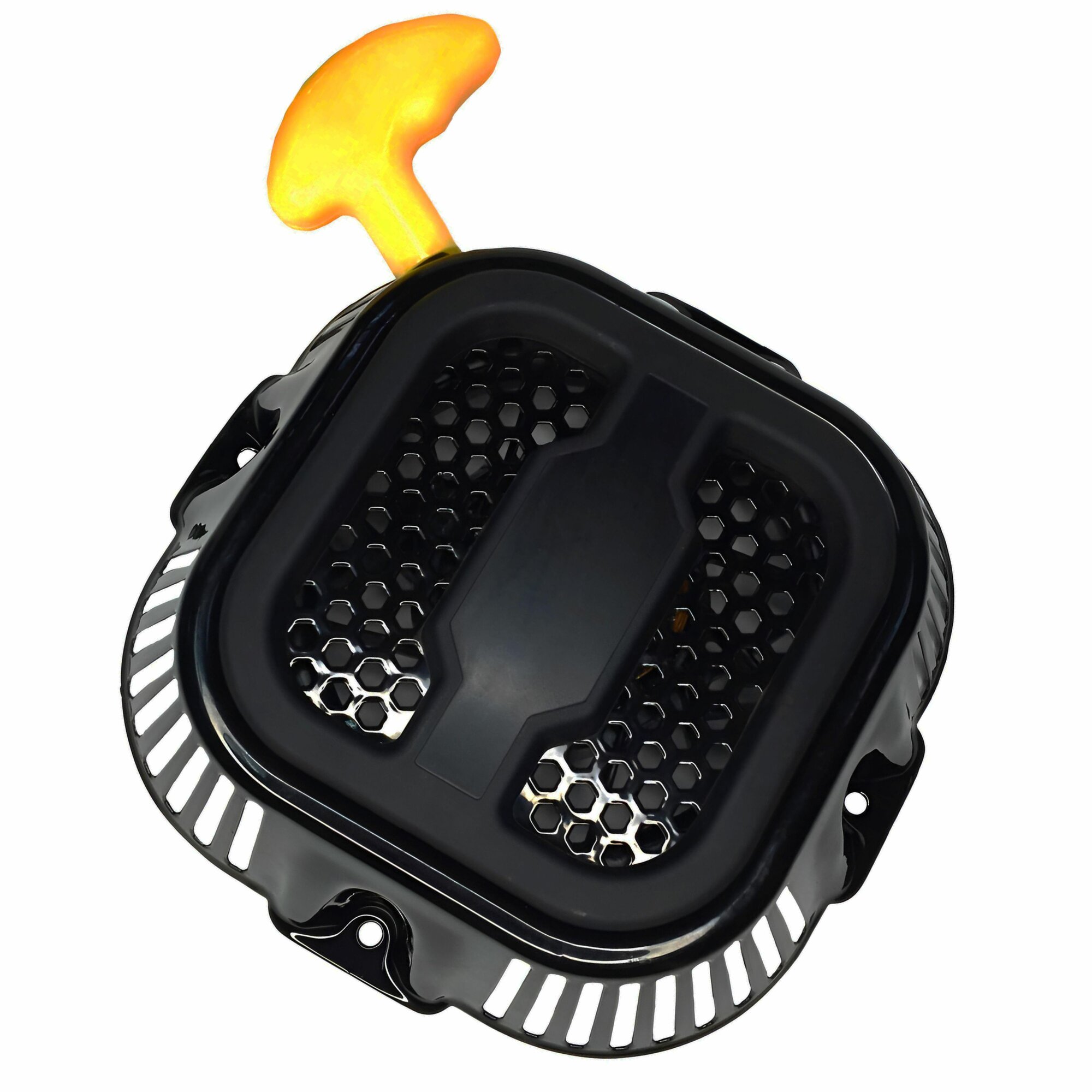 Стартер ручной (кикстартер) в сборе, для двигателя L188 (2-плоских металлических зацепа)